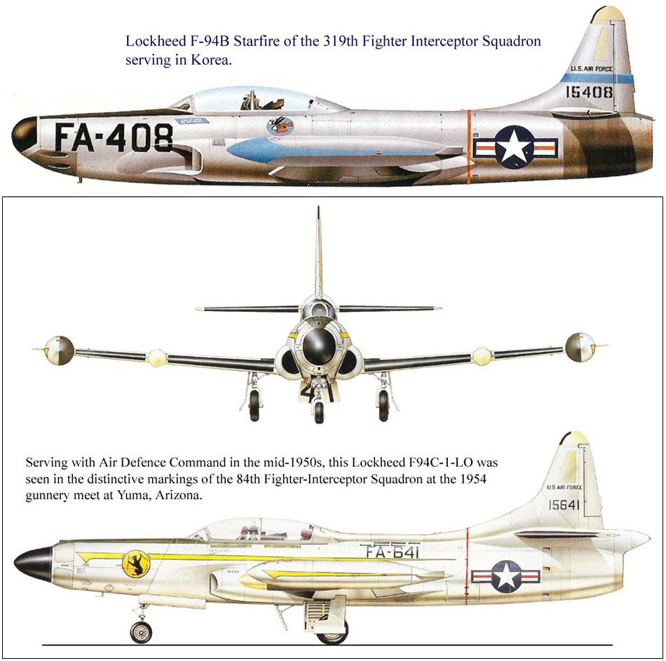 Lockheed F-94 Starfire | Aircraft of World War II - WW2Aircraft.net Forums